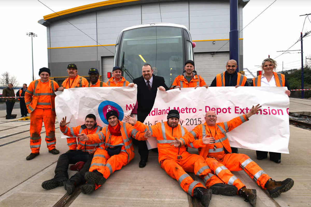 Watch: Revamped Midland Metro depot opens in Wednesbury | Express & Star
