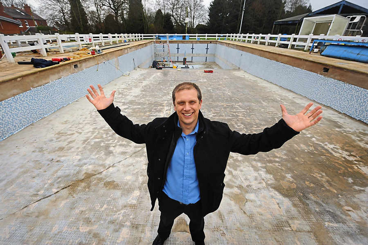 Highley pool refurb under way - thanks to £30k from the community ...