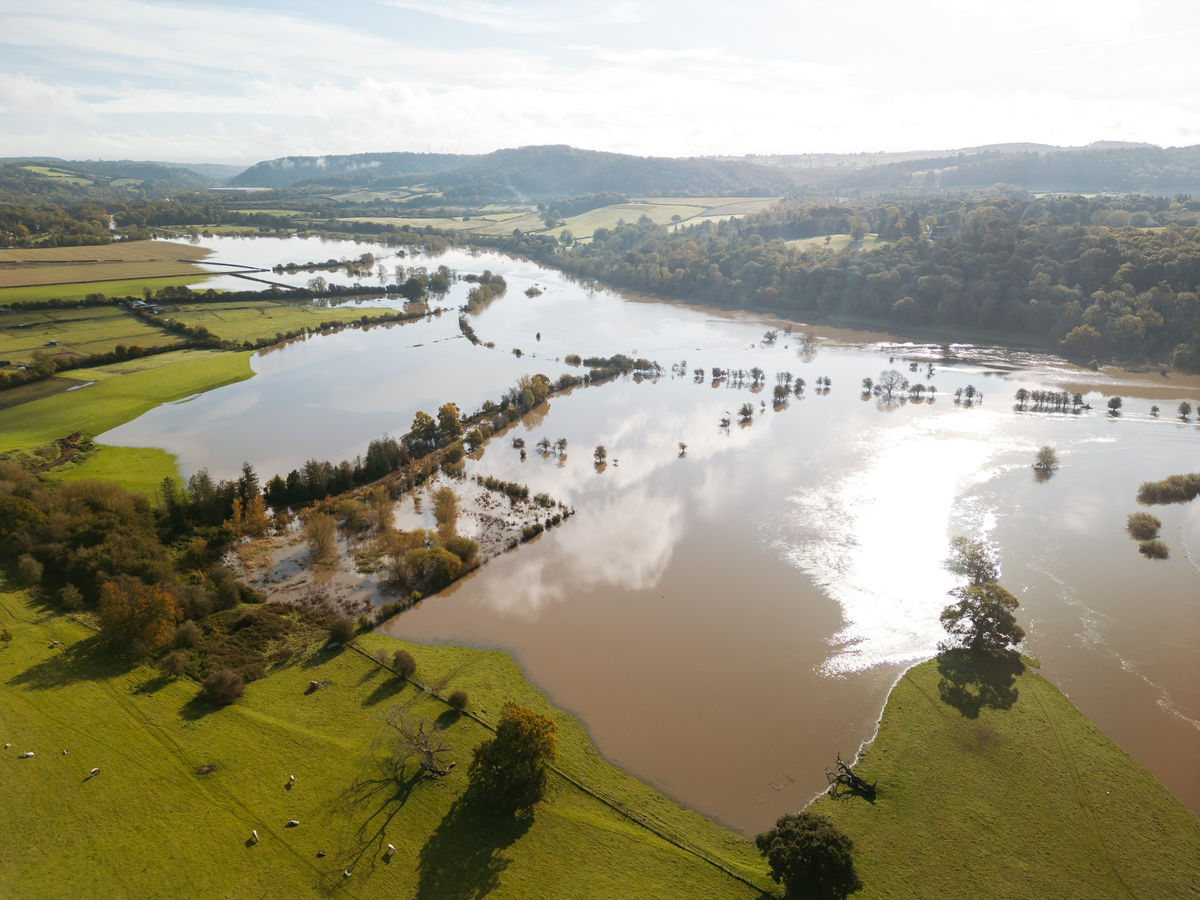 Watch: Drone footage over the Severn shows river bursting after wet ...