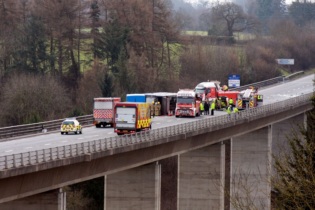 Calls for safety improvements after crash closes Chirk bypass ...