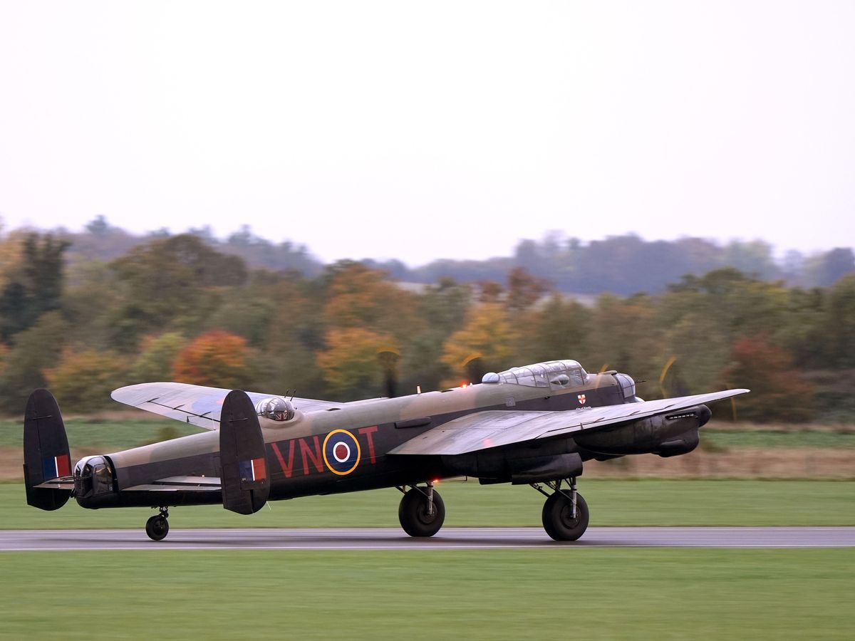 UK’s last flying Lancaster bomber touches down for maintenance work | Shropshire Star