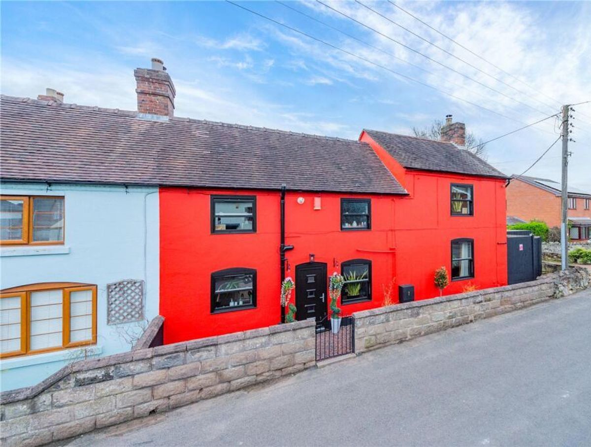 Inside the 'truly unique' Telford house painted bright red that's on ...