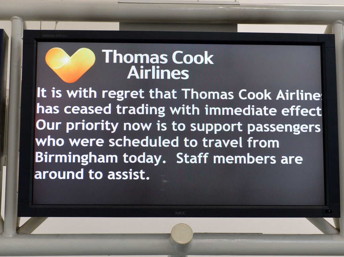Flights cancelled and major repatriation launched as Thomas Cook ...
