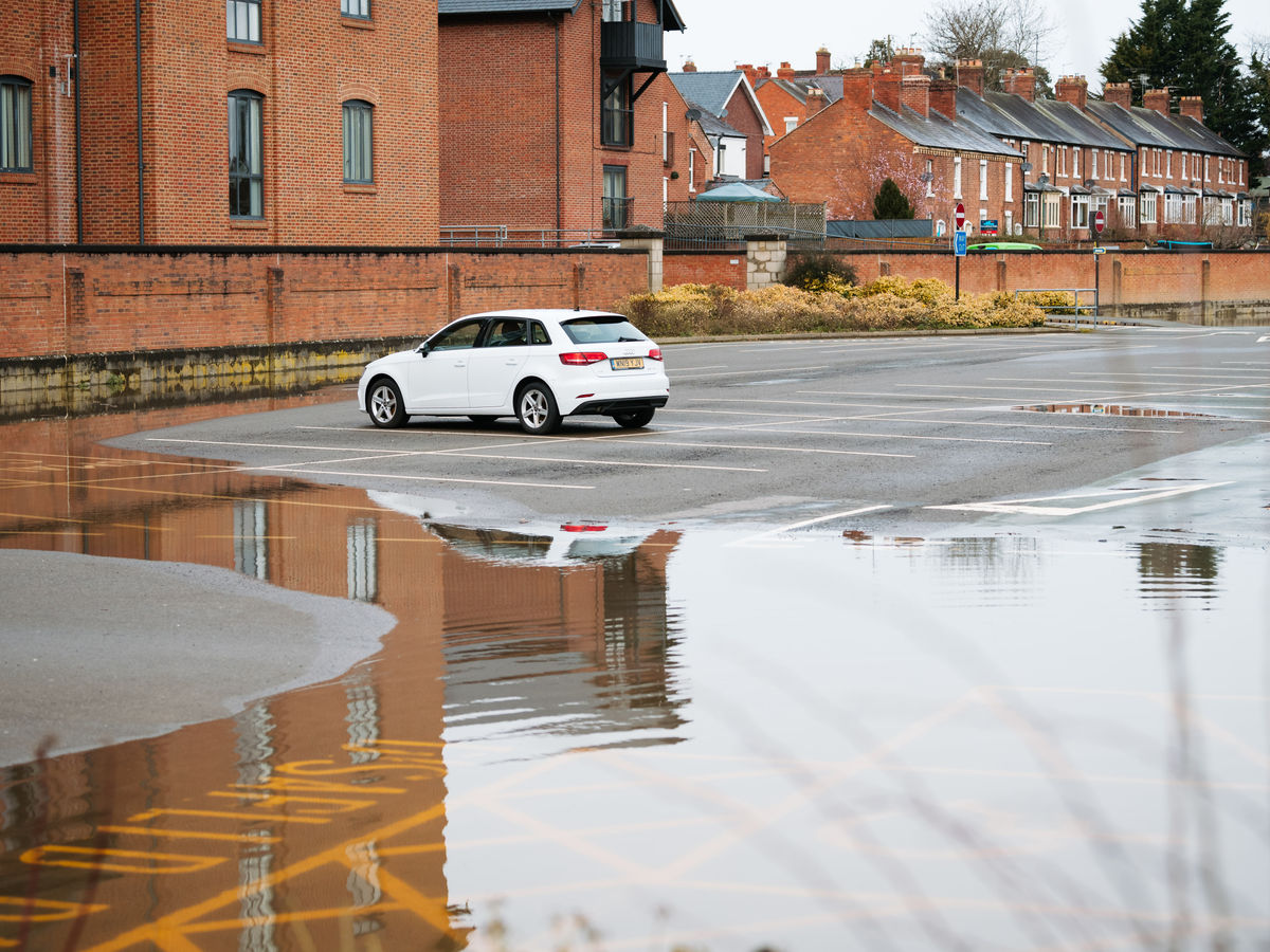 Flooding closes major Shropshire A-road while car parks close in ...