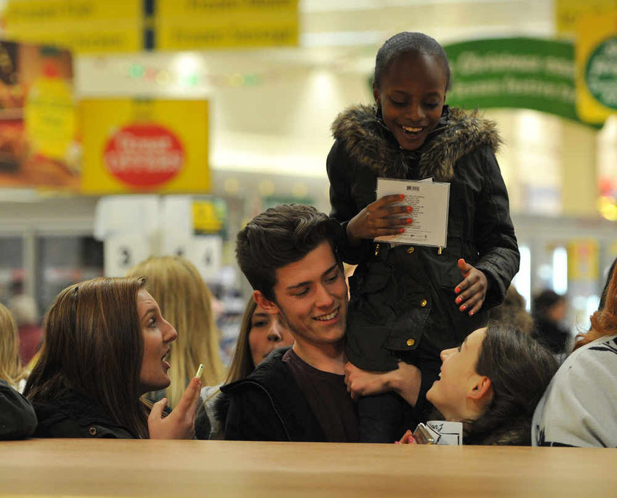 IN PICTURES: Union J visit Morrisons in Willenhall | Express & Star