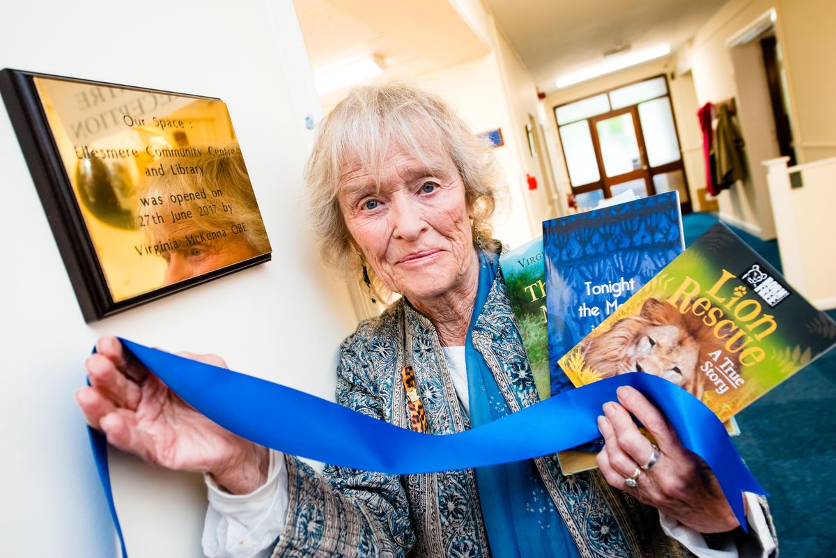 Born Free star Virginia McKenna opens Ellesmere library | Shropshire Star