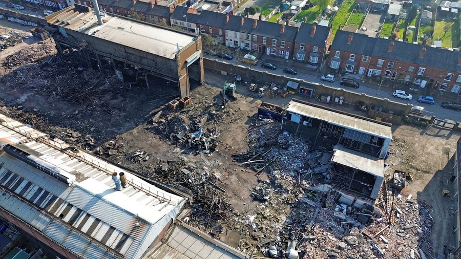 Watch: Demolition work at historic Walsall foundry which closed after ...