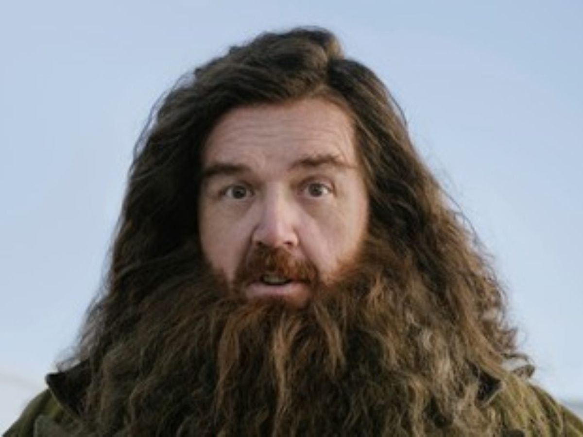 First image of Nick Frost as Hagrid in Harry Potter TV series released ...