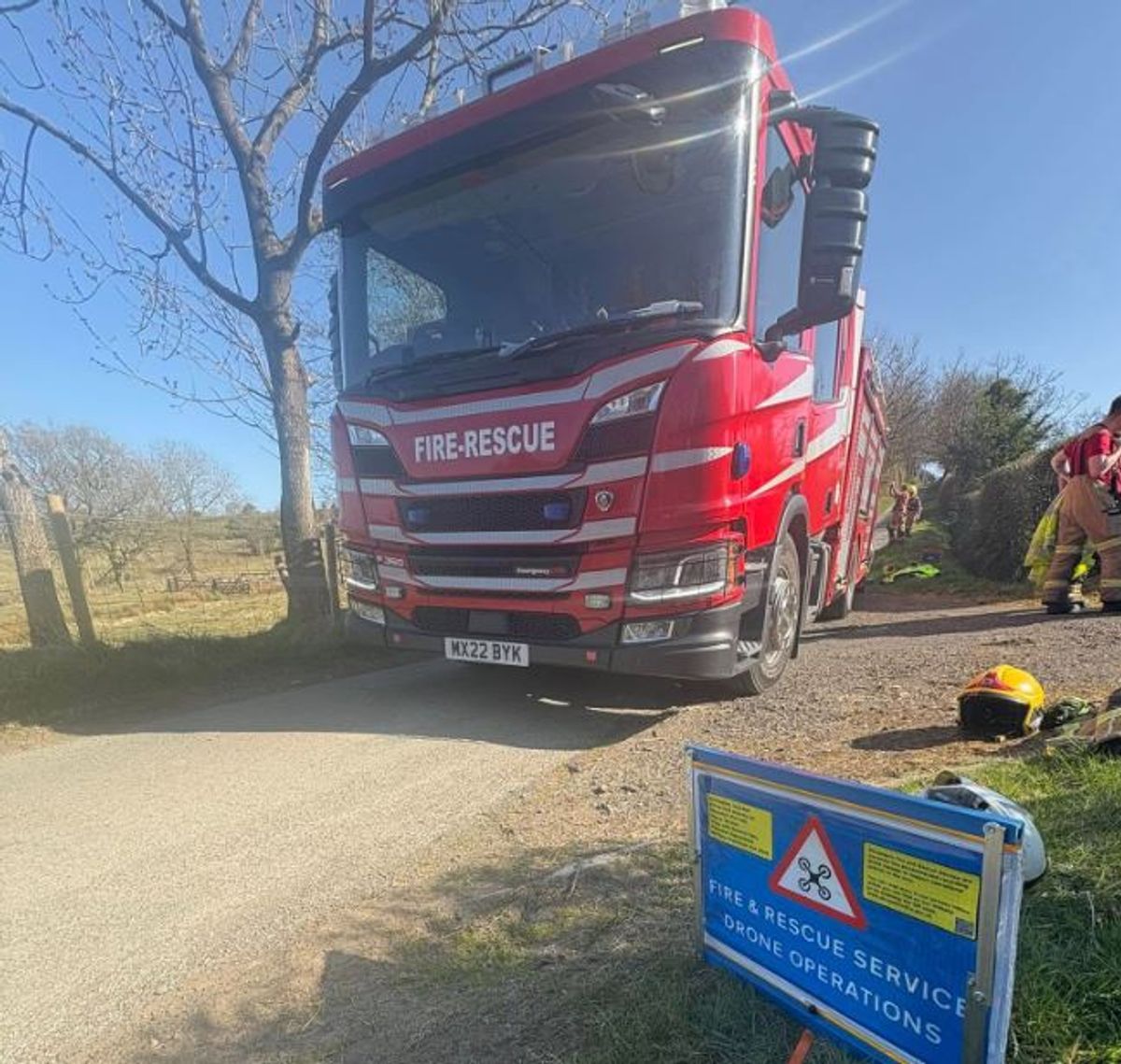 Six fire crews from across Shropshire rush to large open fire involving ...