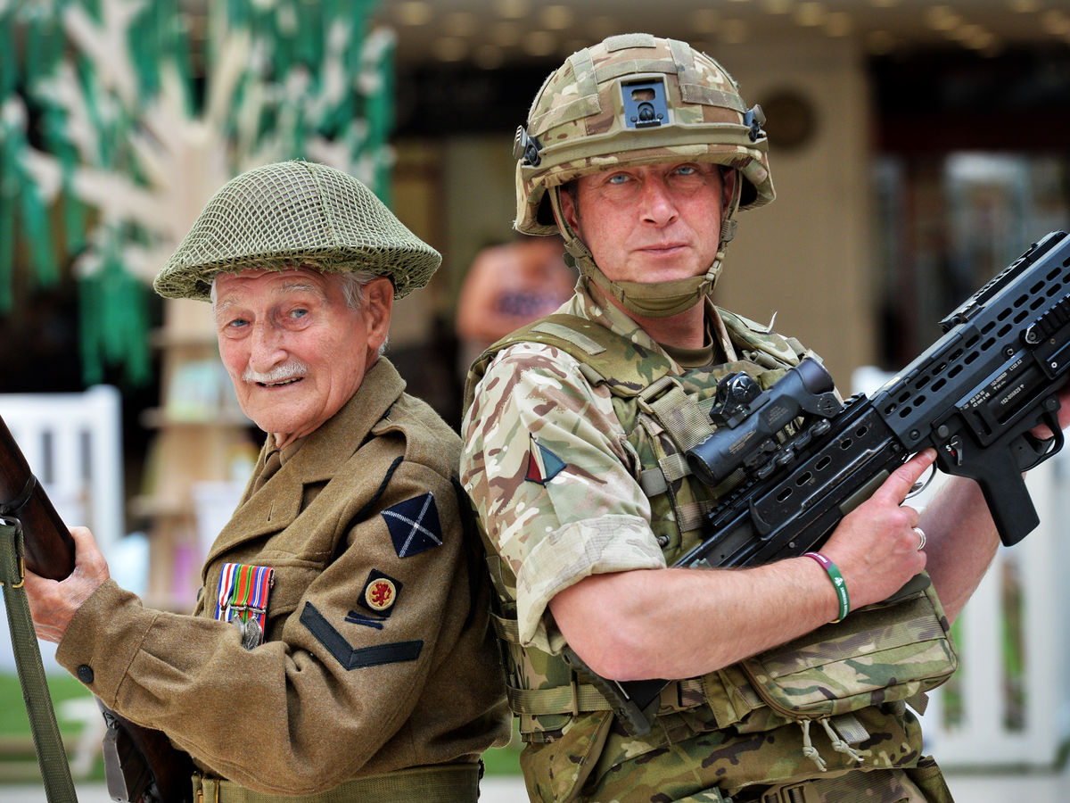 Army spirit soldiers on through the years during event in Wolverhampton ...