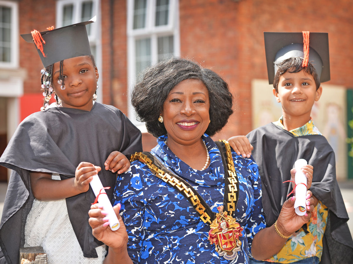 Wolverhampton school holds graduation ceremony for nursery students ...