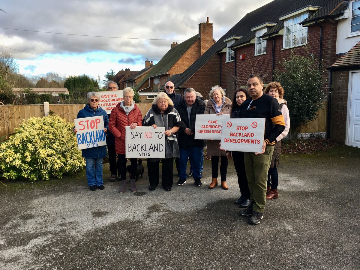 Controversial plan to tear down two Aldridge houses and build six ...