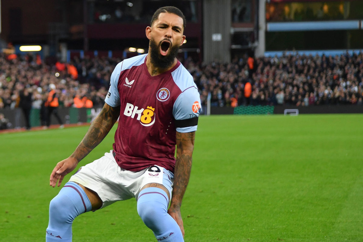 Eye on the prize for Aston Villa's Brazilian midfielder Douglas Luiz ...