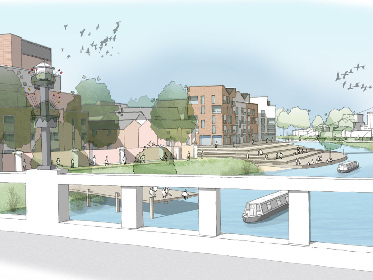 Fresh images of how Shrewsbury riverside could look | Shropshire Star