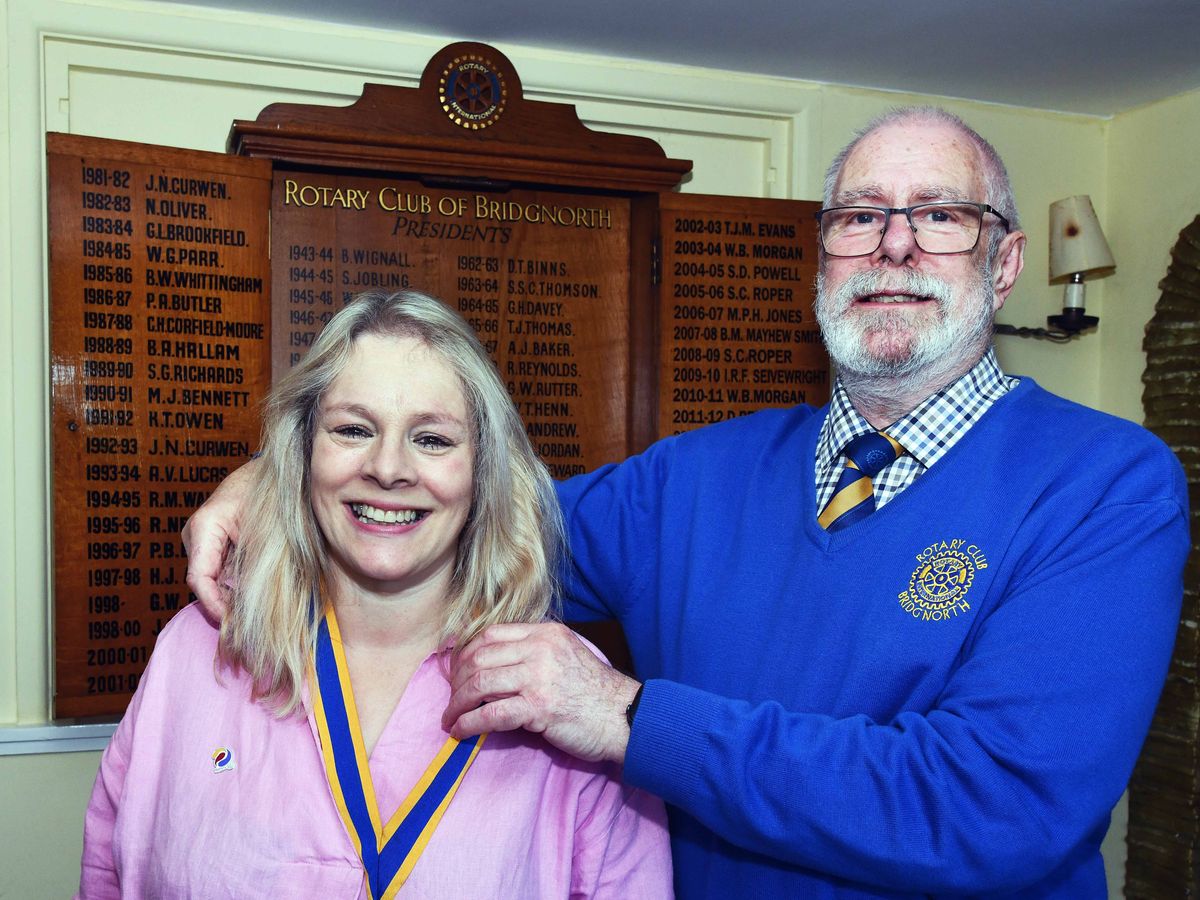New Rotary president gets belated chains of office | Express & Star