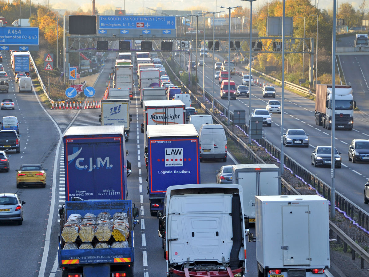 Search for lorry carrying abnormal load after crash sees lamppost hit ...