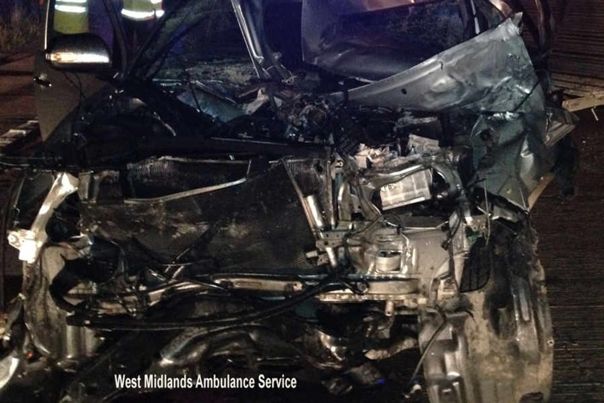 M54 driver's lucky escape after lorry crash | Shropshire Star