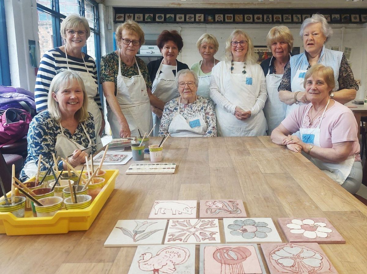 Trysull & Seisdon WI get creative at Jackfield Tile Museum | Express & Star