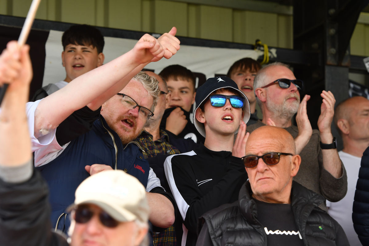 In pictures: Jubilant Telford AFC fans at a packed Latimer Park watch ...