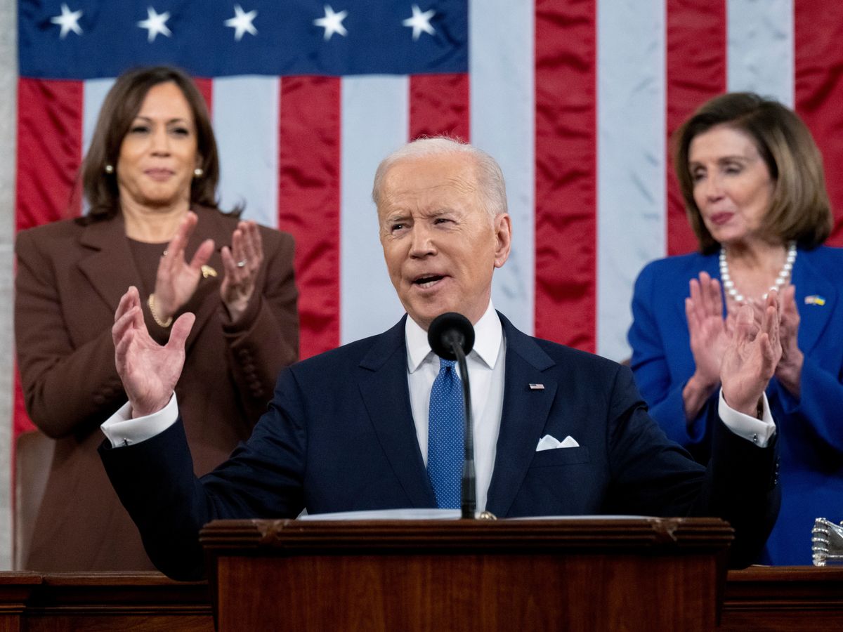 Joe Biden bans Russia from US airspace in first State of the Union ...