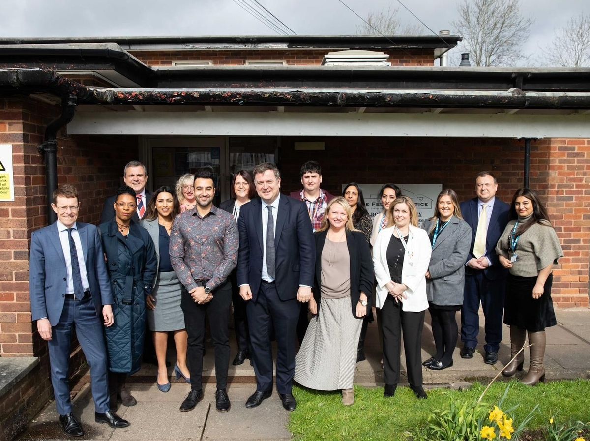 Work and Pensions Secretary visits GP surgery in Halesowen to see ...