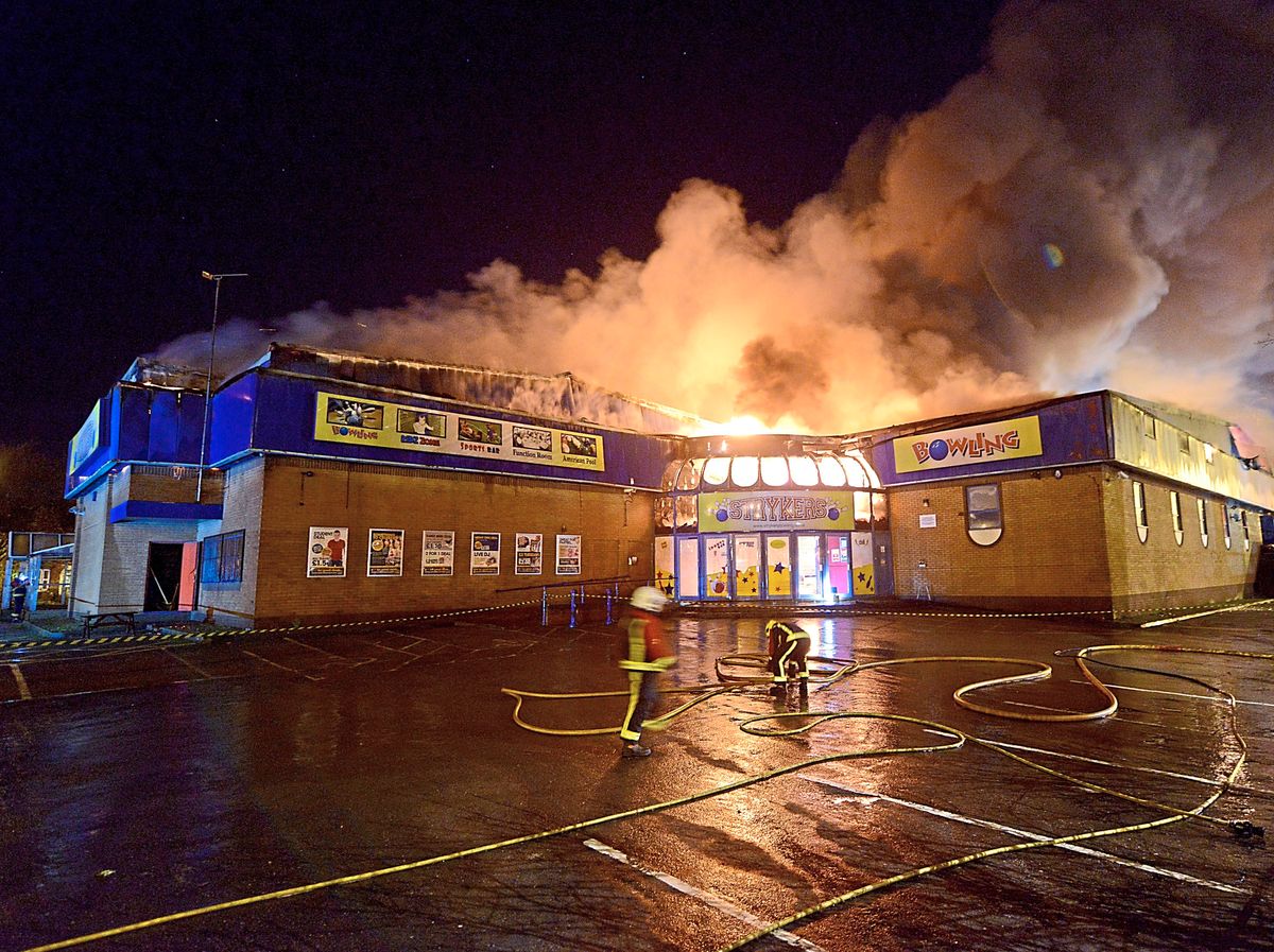 10 years since Wolverhampton bowling alley Strykers burned down in ...