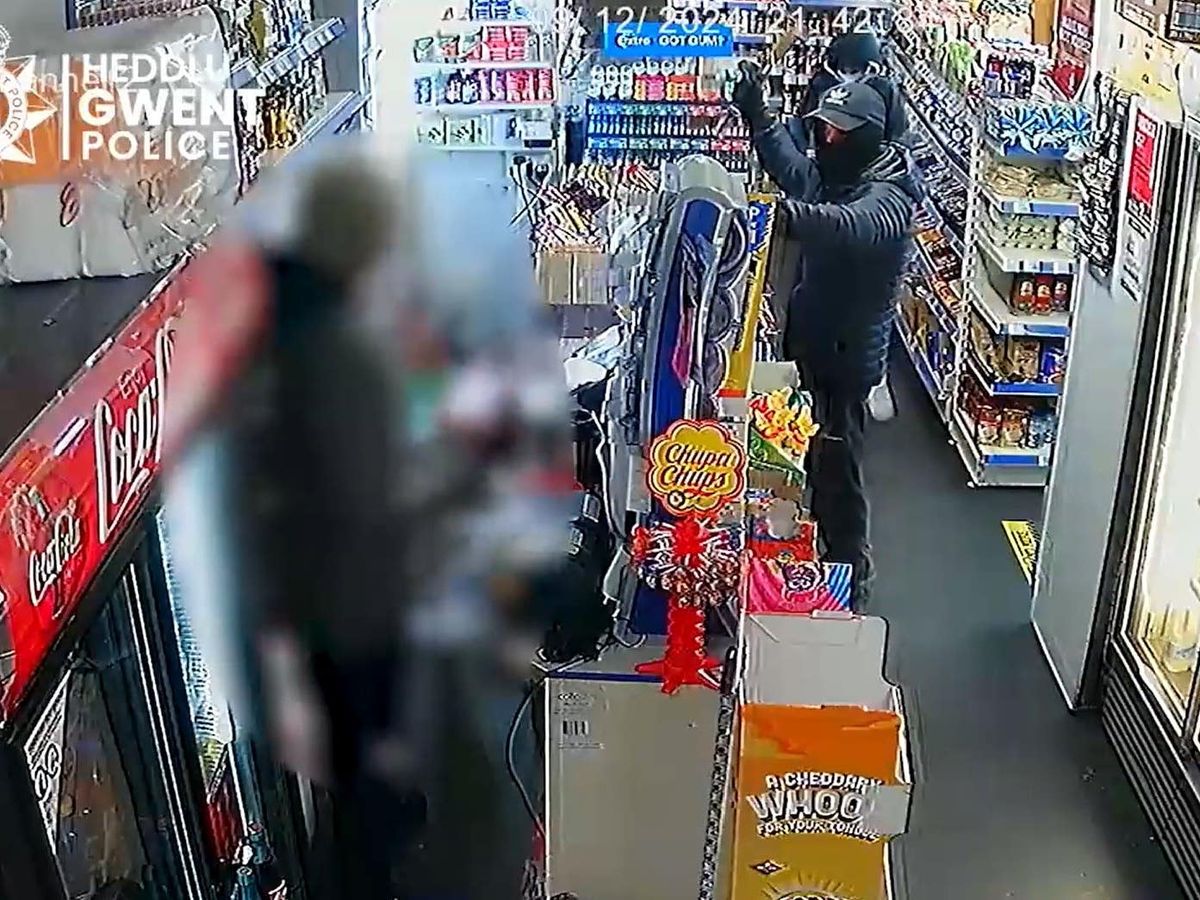 Footage released of shop robbery as police appeal for witnesses ...