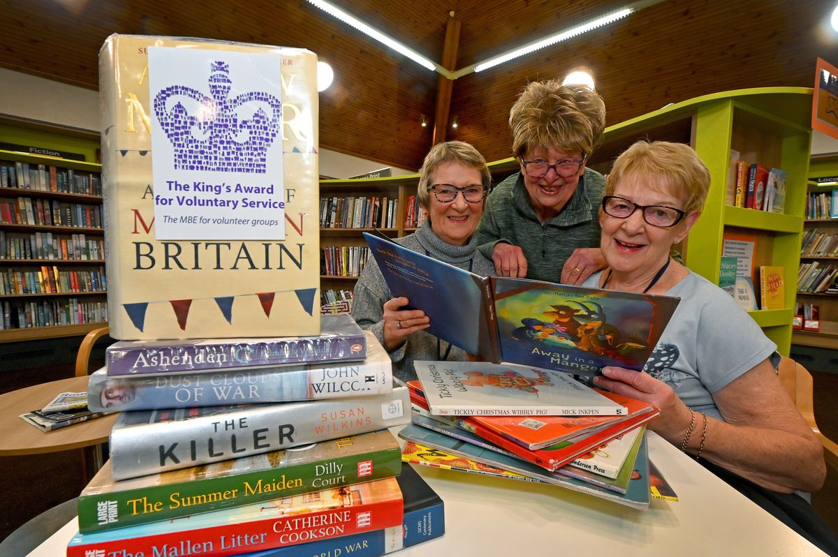 Community librarians and dedicated Staffordshire volunteers bestowed ...