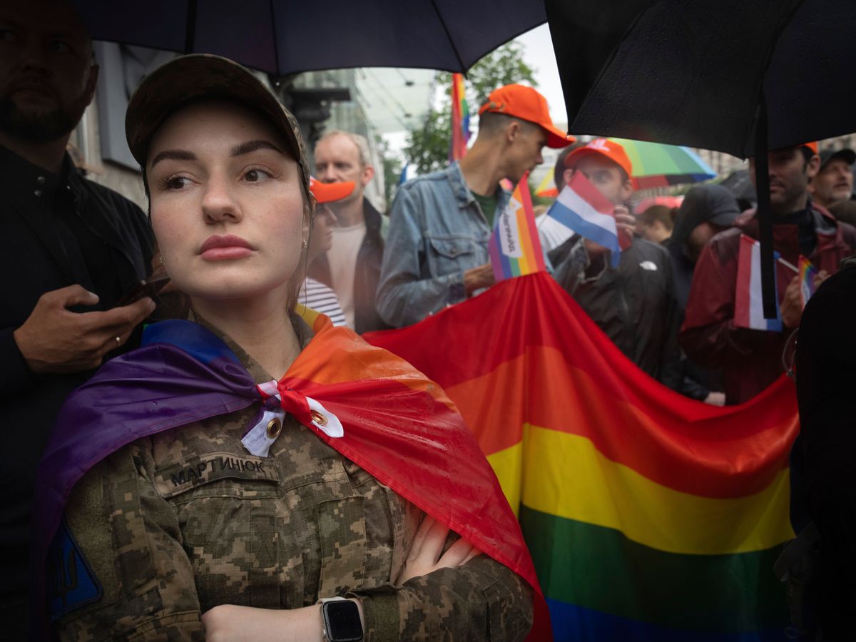 LGBT soldiers in Ukraine rally for legal rights | Express & Star