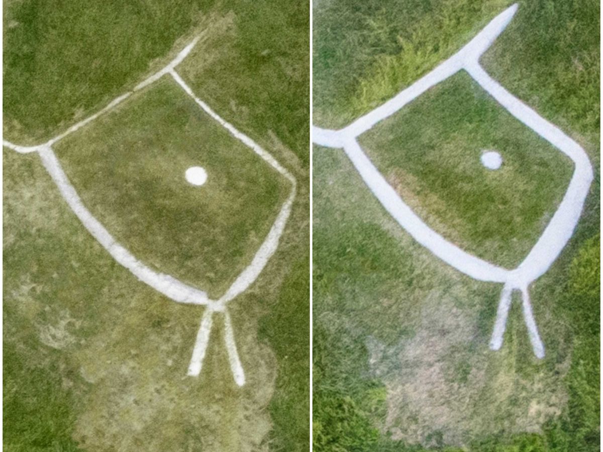 Archaeologists restore profile of Britain’s oldest chalk figure ...