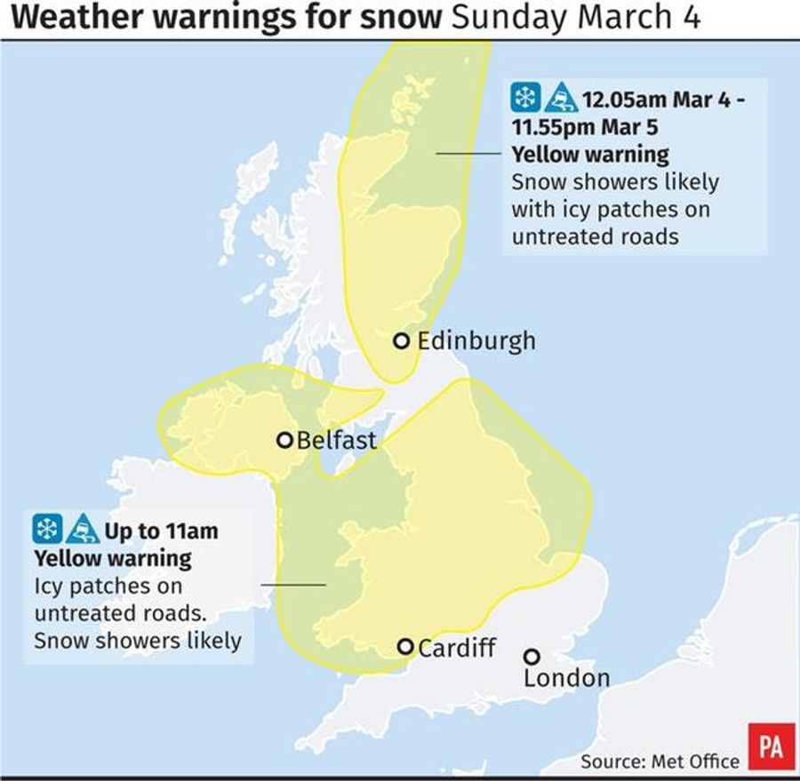 Shropshire weather: Thaw sets in after days of snow - with pictures ...