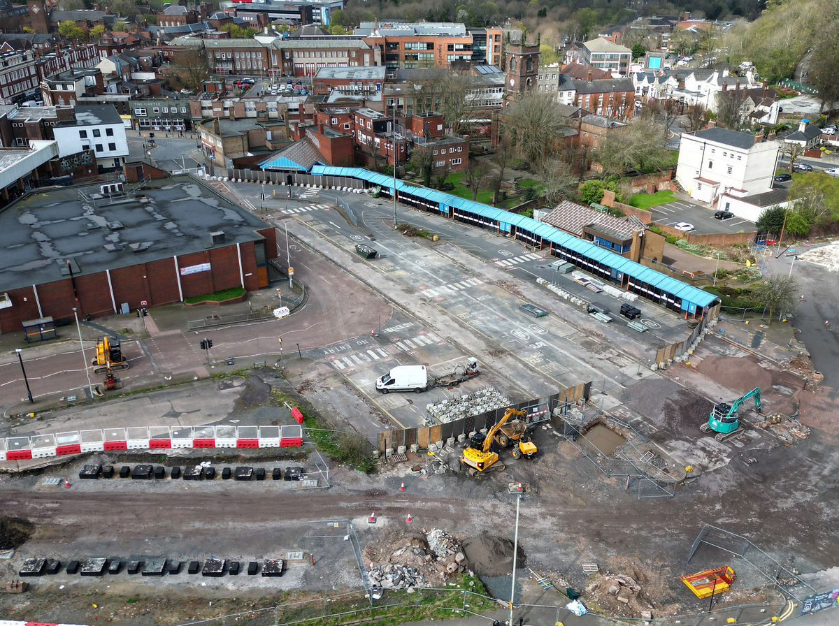 Watch: Work progressing to demolish Dudley Bus Station in £24m ...