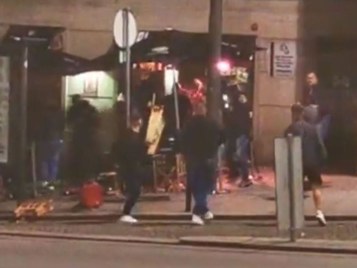 Wolves fans attacked by hooligans in second night of Porto violence ...