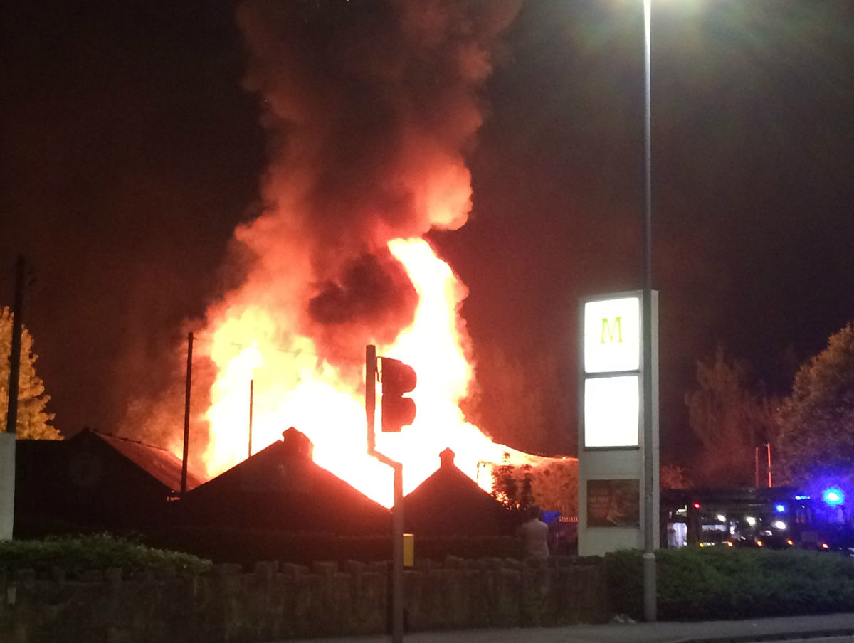 Welshpool fire: Staff gutted as 'arson attack' costs carpet firm ...