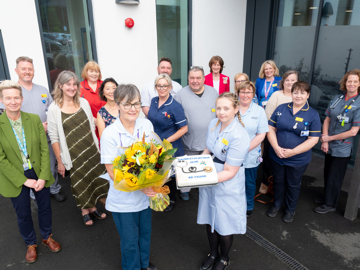 Nurse Jane celebrates 50 years - and she’s not finished yet ...