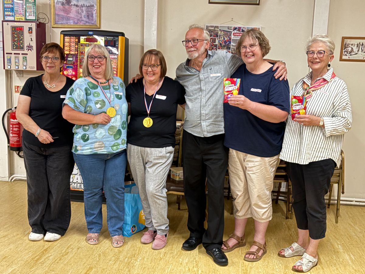 Chocolate medallions for the winners and Skittles for the losers ...