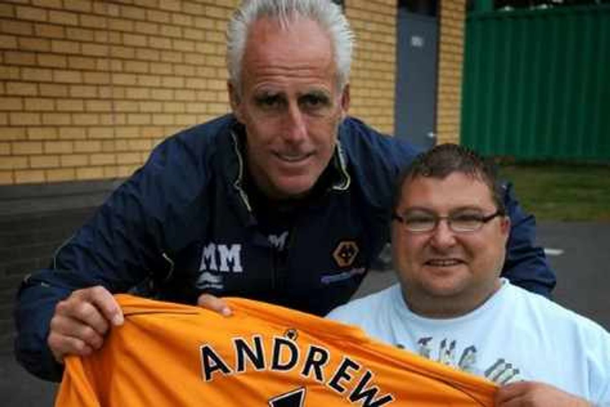 Disabled Telford Wolves fan meets his heroes | Shropshire Star
