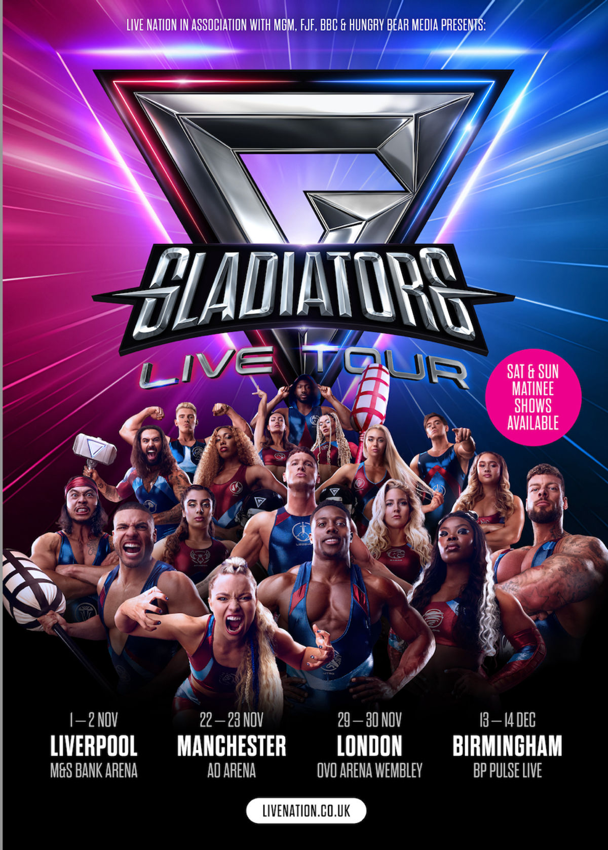 Gladiators Ready! Hit BBC show is going on tour - including to the West Midlands | Express & Star