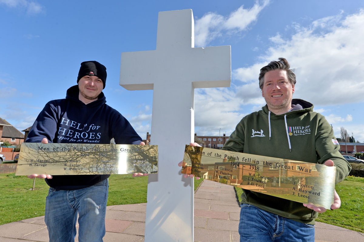 New plaques for Donnington war memorial | Shropshire Star