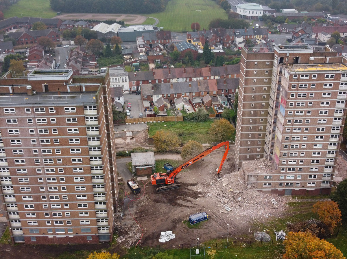 End of an era as Netherton tower blocks to vanish from view | Express ...