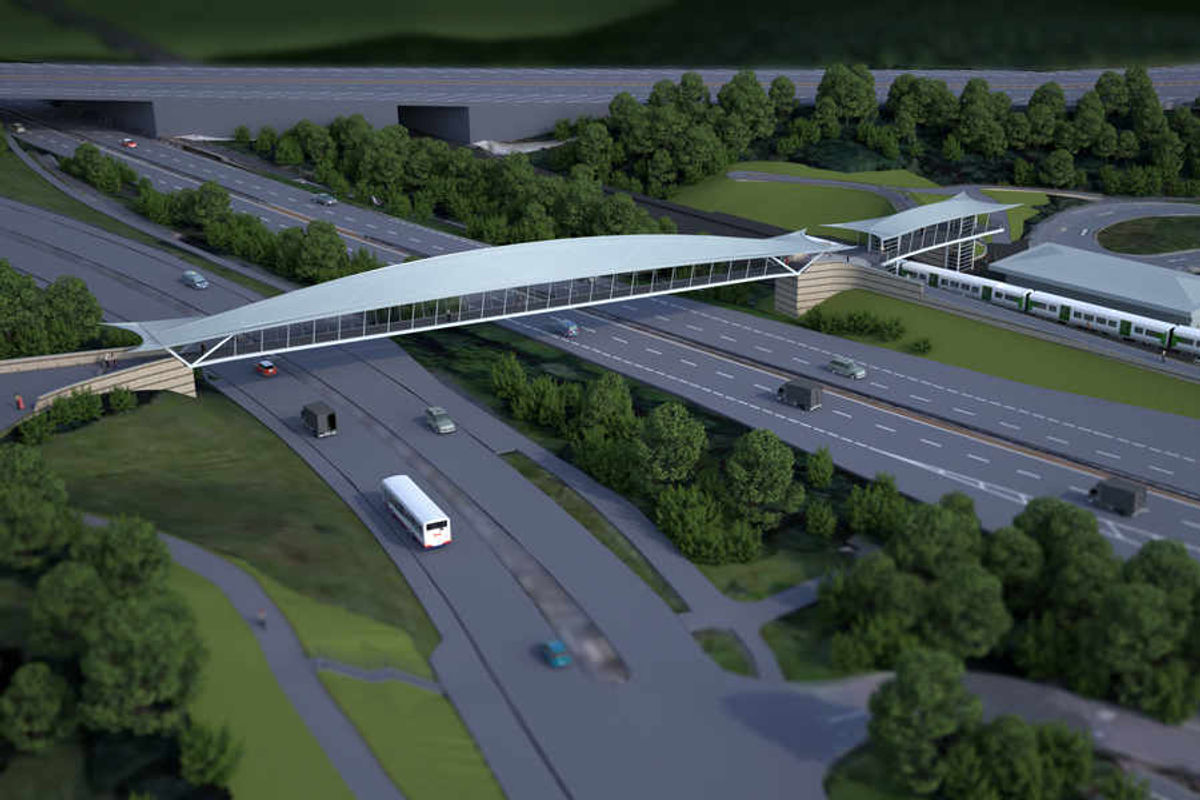 Work on new £7 million Telford footbridge to start next week ...