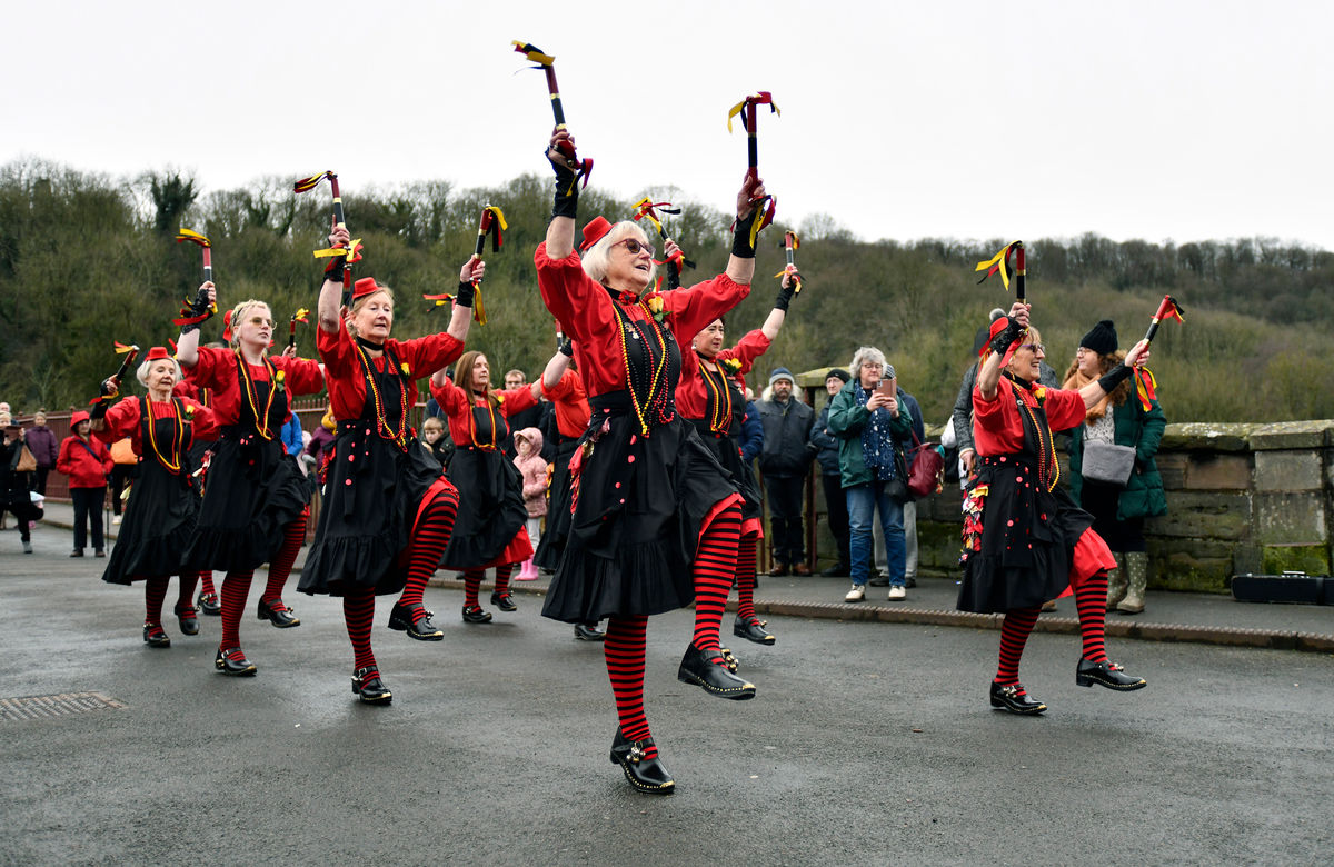 Traditional Morris Dancers celebrate New Year with spectacular display ...