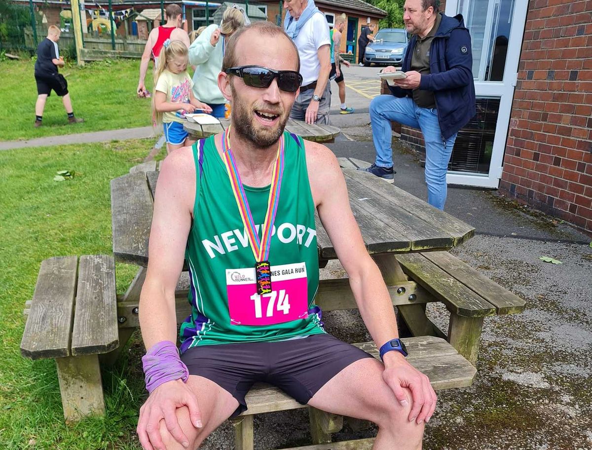 Newport's Darren secures PB on his return | Shropshire Star