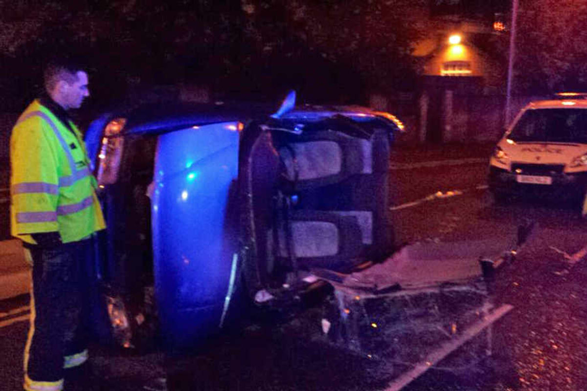 Couple hurt as car crashes on Stourbridge ring road | Express & Star