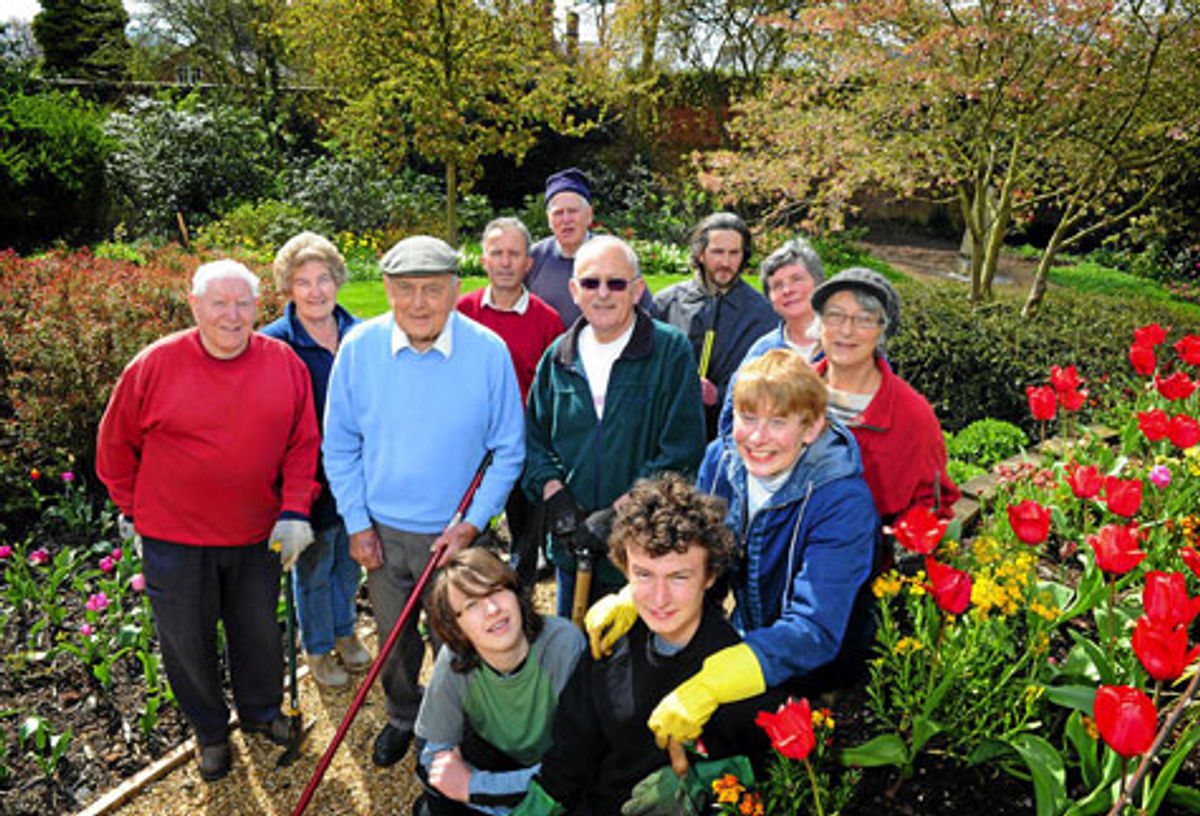 Spring clean for Shifnal Millennium Sensory Garden celebrations ...
