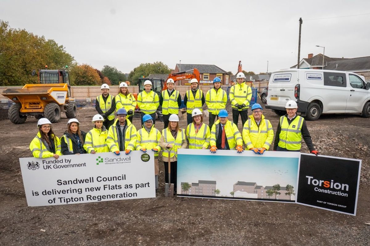 Work begins on £20m new council flats in Tipton - but 'urgent solution ...