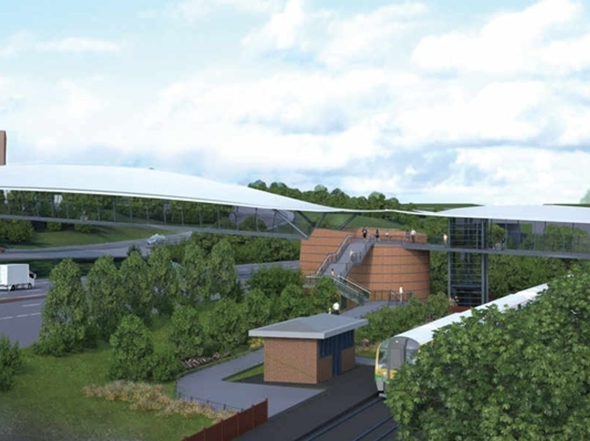 New Telford footbridge: A442 traffic management starts on Monday ...