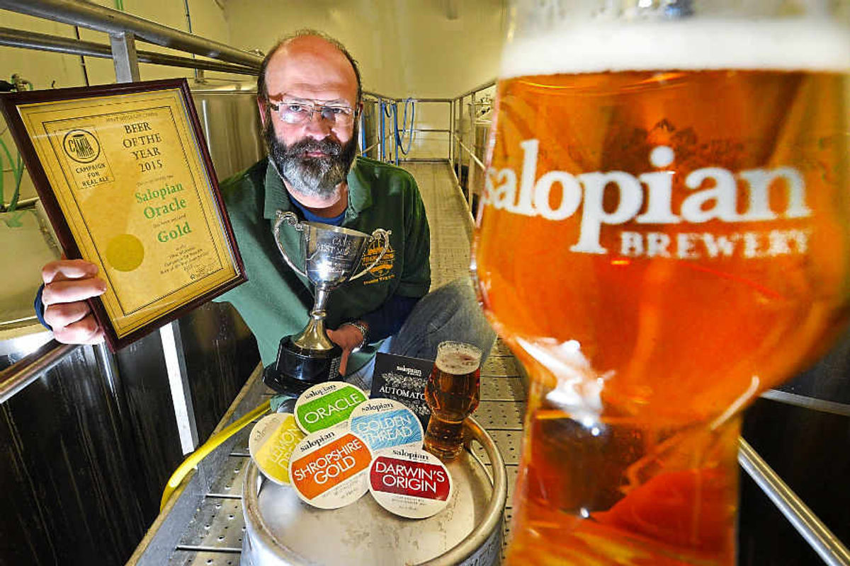 Cheers! Salopian Brewery celebrates CAMRA award | Shropshire Star