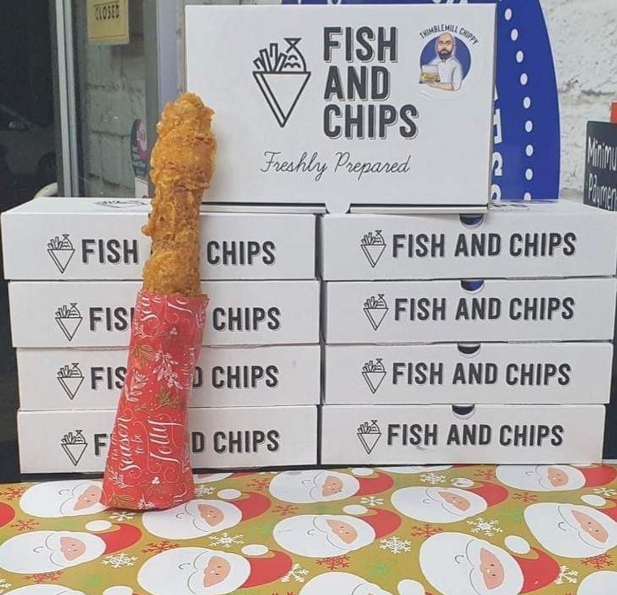 Last chance to get hold of Black Country chippy's festive battered pigs ...