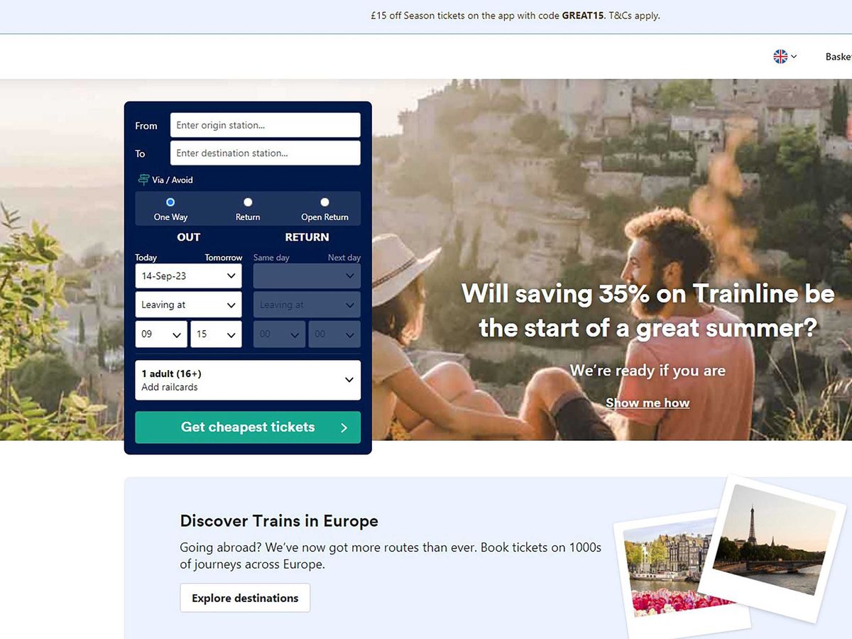 Trainline lifts forecasts amid ‘strong’ ticket sales growth | Express ...